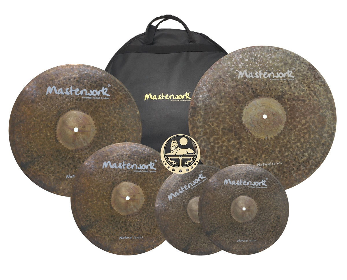 Masterwork Cymbals Natural Cymbal Pack Box Set (14-16-18-20) – Sounds ...