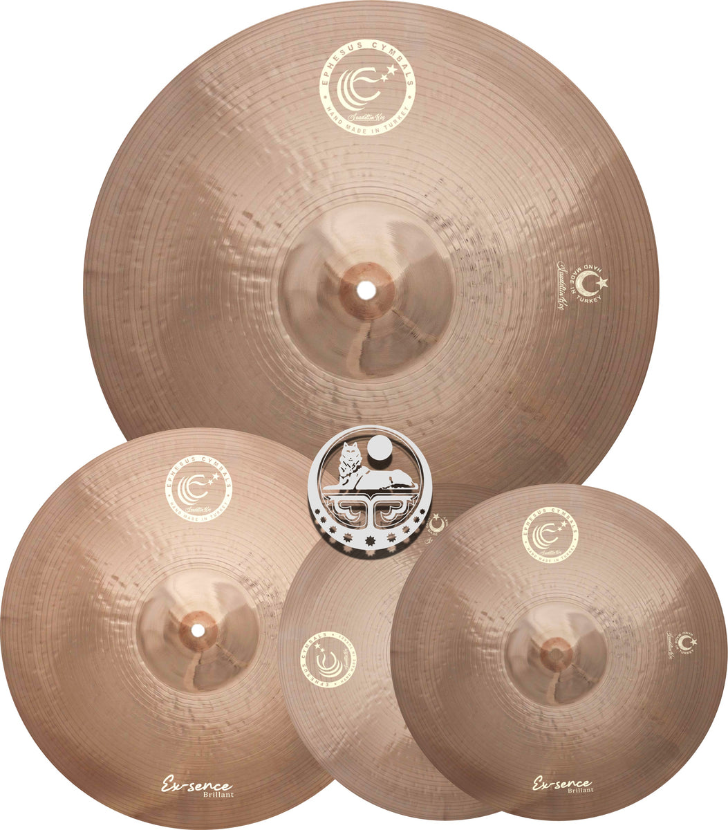Ephesus Cymbals Ex-Sence Brilliant Cymbal Pack Box Set 14-16-20 ...