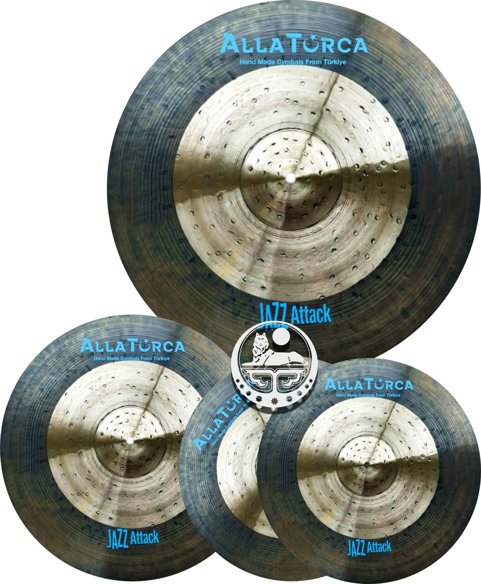AllaTurca Cymbals Jazz Attack Cymbal Pack Box Set 14-16-20 – Sounds ...