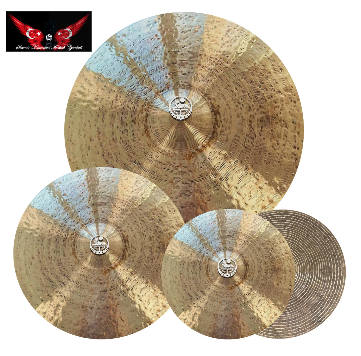 AllaTurca Cymbals Nordic Jazz Cymbal Pack Box Set 14-16-20 – Sounds ...