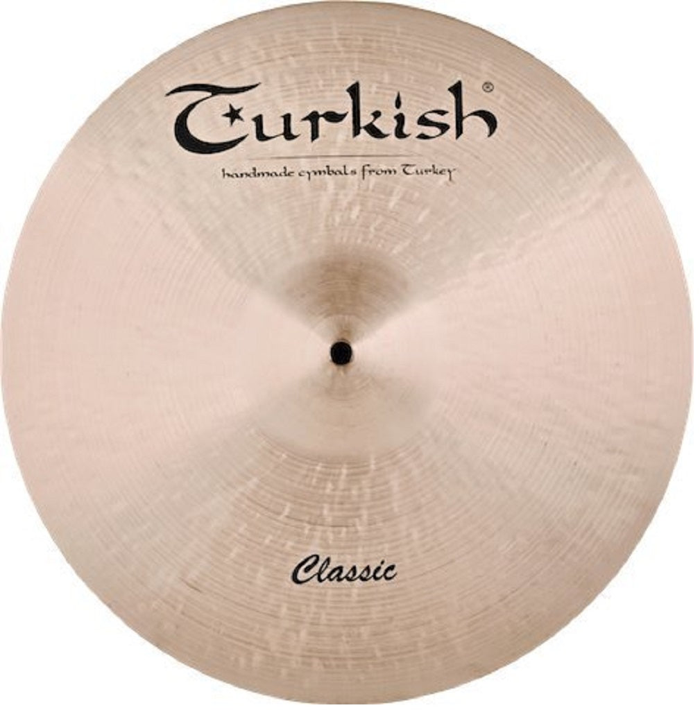 Turkish Cymbals 20" Classic Flat Ride – Sounds Anatolian Turkish Cymbals